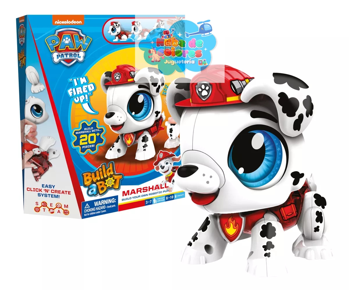 PAW PATROL – CONSTRUCCIÓN DE ROBOT MARSHALL – Nube de Colores