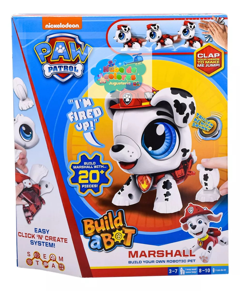 PAW PATROL – CONSTRUCCIÓN DE ROBOT MARSHALL – Nube de Colores