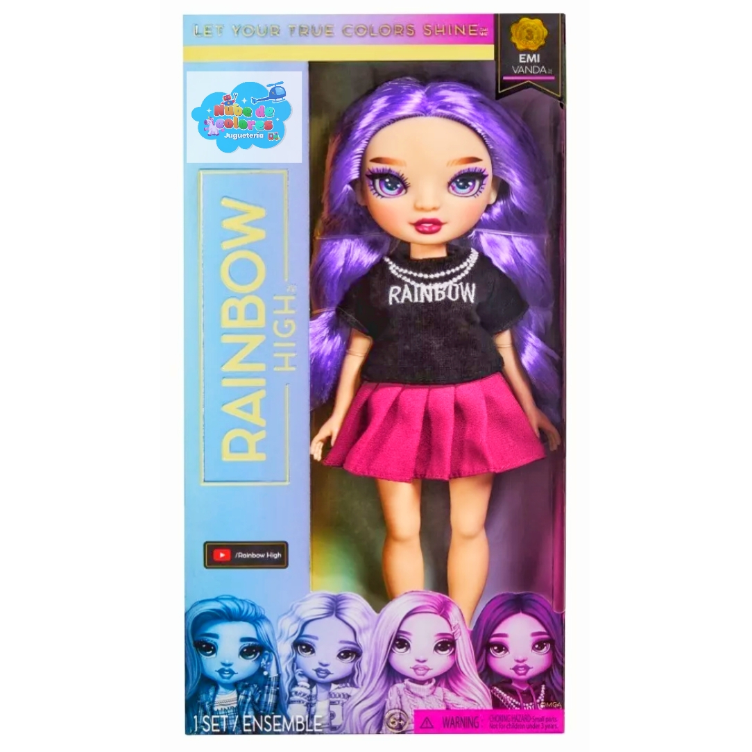 MUÑECA RAINBOW HIGH – EMI VANDA – Nube de Colores