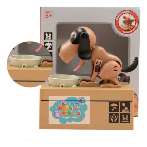 ALCANCÍA PERRO TRAGA MONEDAS – Nube de Colores
