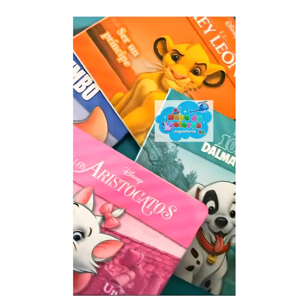 MALETA 4 LIBROS «DISNEY ANIMALES» – Nube de Colores